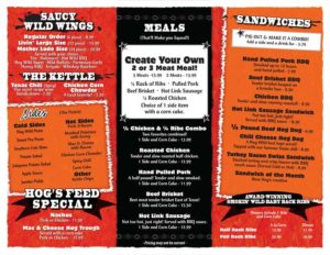 Hog Wild BBQ Menu Holland, Michigan | Holland Restaurant